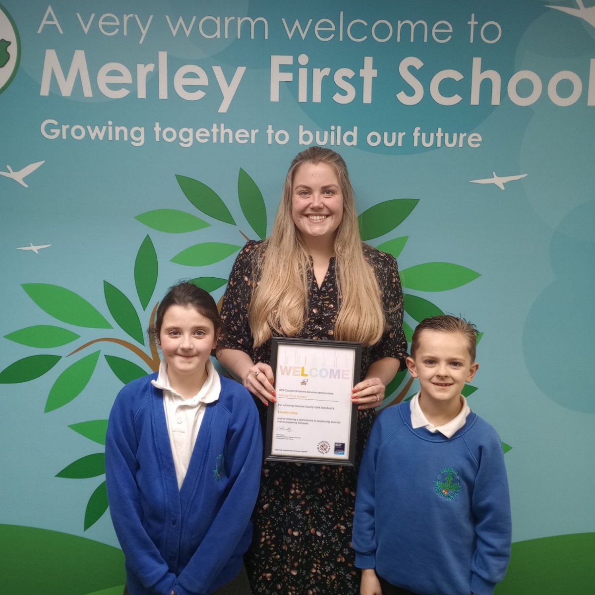 Merley First School - BCP Inclusion Quality mark for leadership